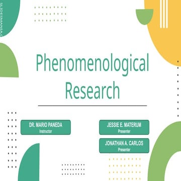 PHENOMENOLOGICAL RESEARCH -Est 2024.pptx