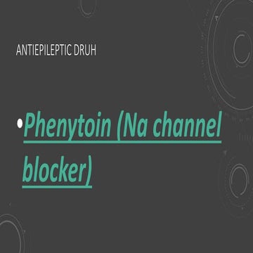 Phenytoin | PPTX | Brain and Nervous System Disorders | Diseases and ...