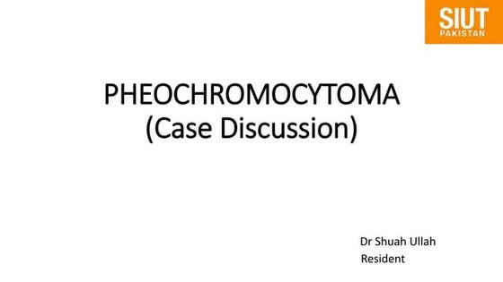 Pheochromocytoma | PPT