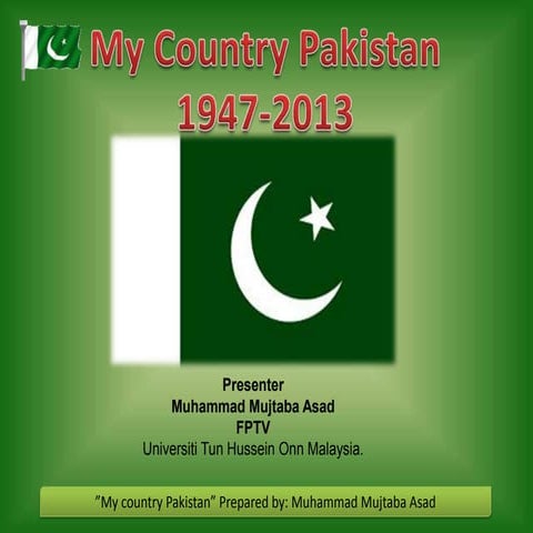 Presentation on Pakistan | PPTX