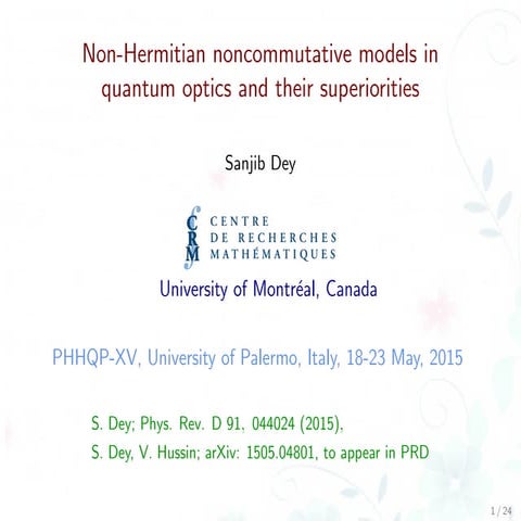 Non-Hermitian noncommutative models in quantum optics and their ...
