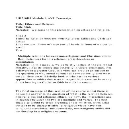 Religion and Ethics | PPT