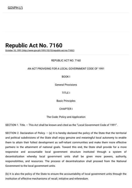 Ra 9729 Climate Change Act of 2009 | PPT | Environment | Science
