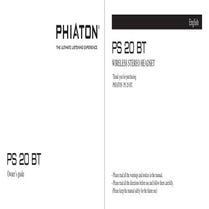 Phiaton PS 20 BT Owner's Manual | Phiaton | PDF