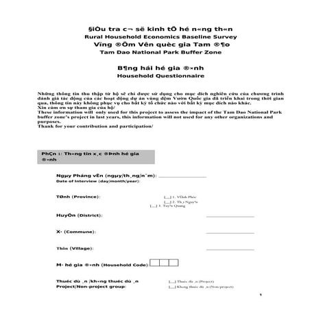 Phieu Dieu Tra Final Version 12.12.08