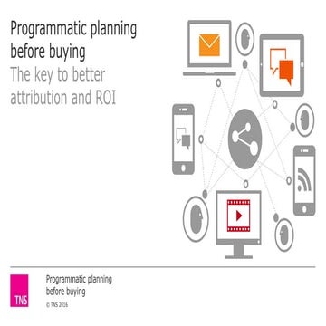 Phil Sutcliffe and Sunando Das, TNS UK: Programmatic planning before you buy: the key to better ...