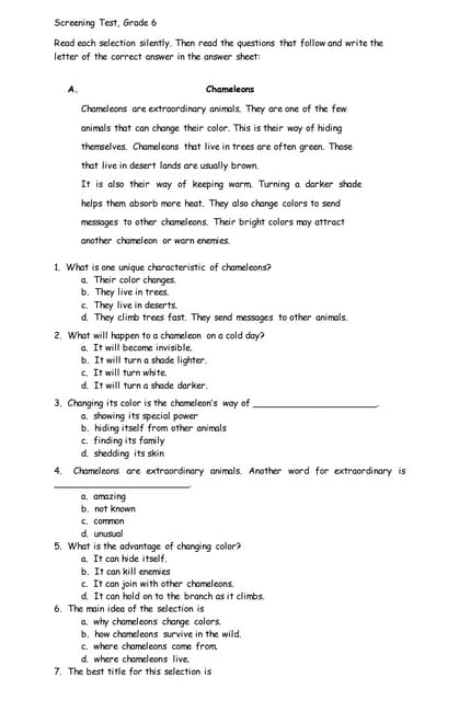 Detailed Lesson Plan in English 6 Second Quarter for Classroom ...