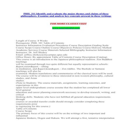 Phil 311 identify and evaluate the major themes and claims of these ...