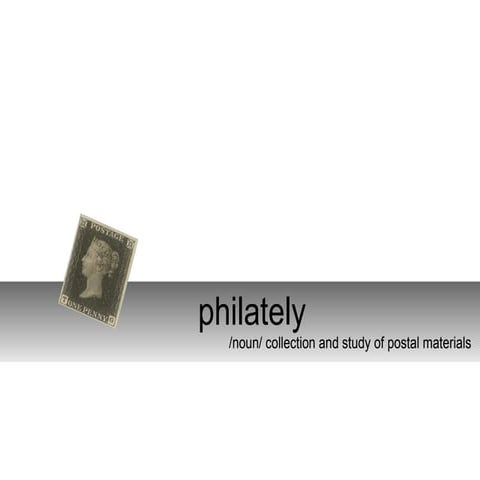 Philately | PPT