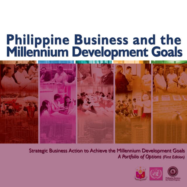 Philippines Business and the Millenium Development Goals | PDF