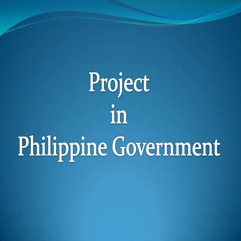 Philgov project | PPTX