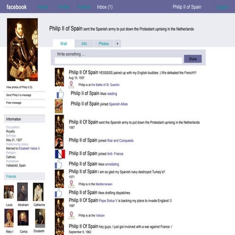 Philip ii facebook | PPT