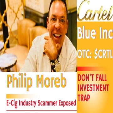 Philip Moreb CEO OTC:CRTL - Fraudsters Alert | PDF
