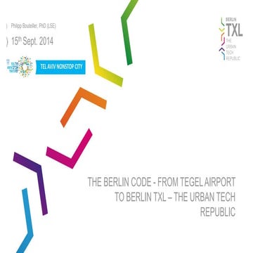 The Berlin Code | PDF | Developmental Sites | Real Estate