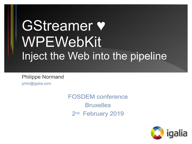 Inject The Web Into Your Gstreamer Pipeline With Wpe Using A Gstreamer 7402