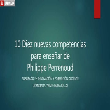 Philippe perrenoud | PPTX