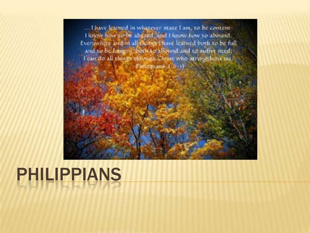 Philippians chapter 2 | PPTX