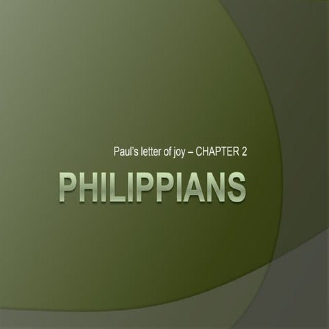Philippians chapter 2 | PPTX