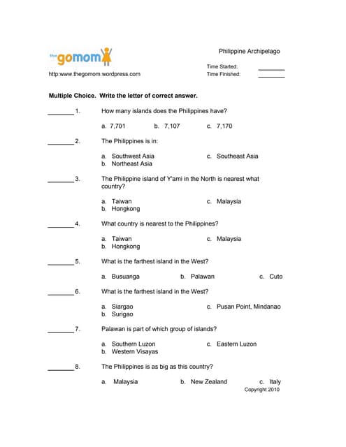 The philippine archipelago | PPTX | Polar Travel | Travel Locations