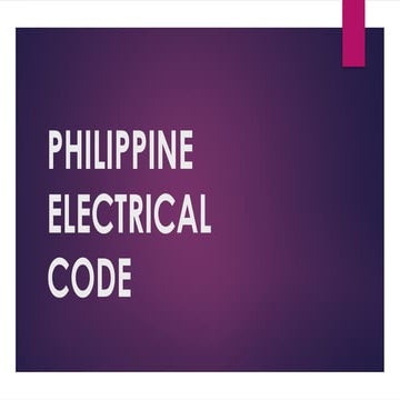 228279816 philippine-electrical-code-summary | DOCX