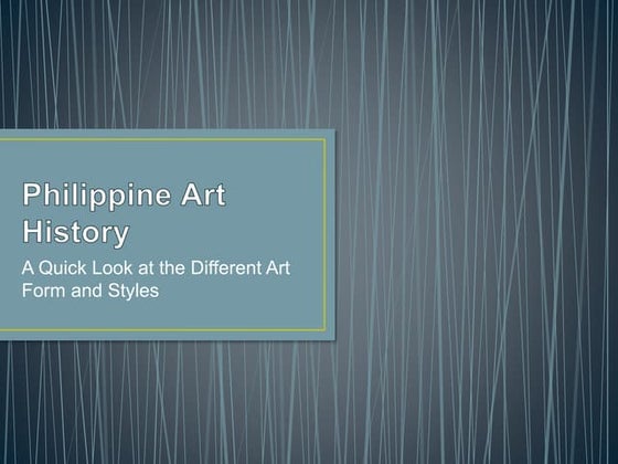 Pre conquest arts | PPTX