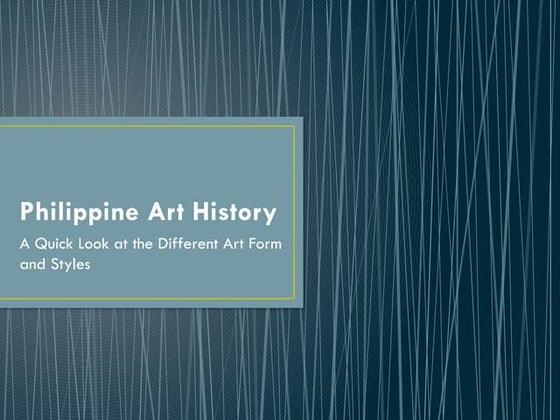 Pre conquest arts | PPTX