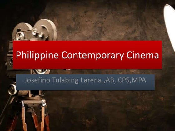 Gerry de leon, National Artist for Cinema | PPTX