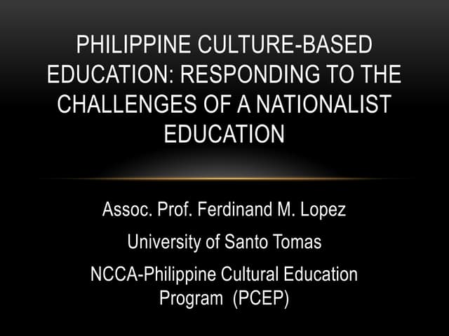 What is An Educated Filipino by Francisco Benitez | PDF