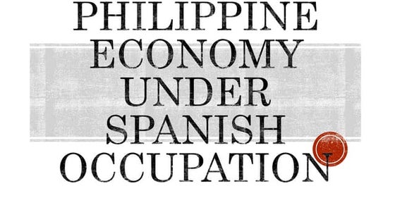 Spanish era (TAXATION) | PPT