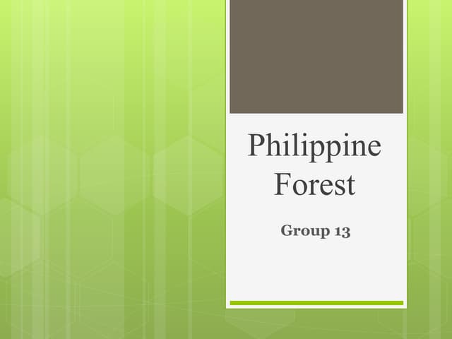 Social forestry program in the philippines | PPTX