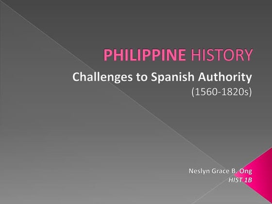 Chapter 13 filipino revolts against spain | PPT