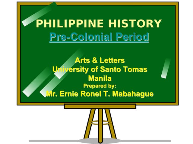 Social System of Pre-Colonial Period in the Philippines | PPTX