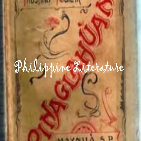 Philippineliterature 091020093804-phpapp01 | PDF | Poetry | Books and ...