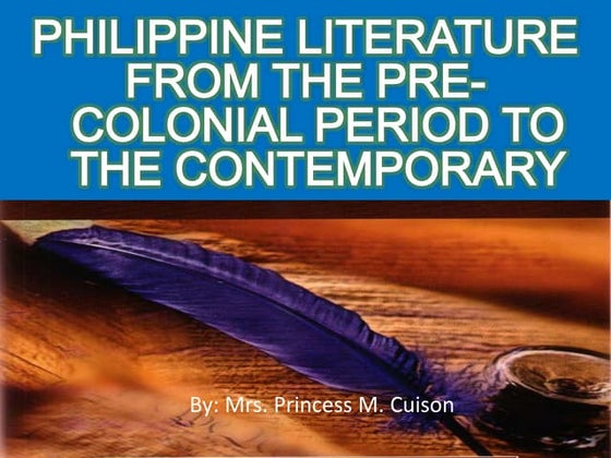 Philippine pre – colonial folk songs | PPT