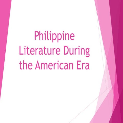 21 ST CENTURY AMERICAN PERIOD LITERATURE | PPTX