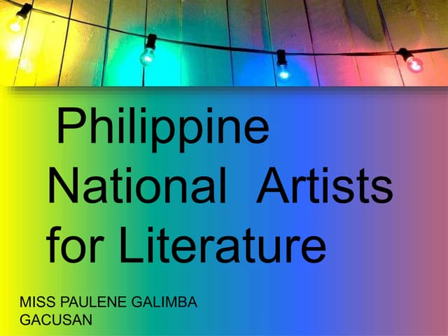FAMOUS-AUTHORS-FROM-LUZON-AND-THEIR-NOTABLE-WORKS.pptx | Books and ...