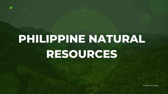 Land Resources (Philippines) | PPT