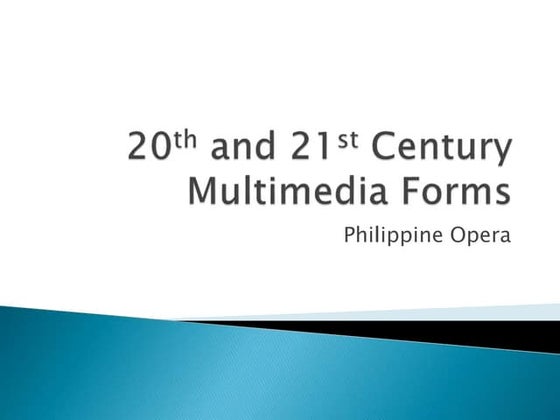 Philippine Opera (PPT MUSIC 10) | PPT