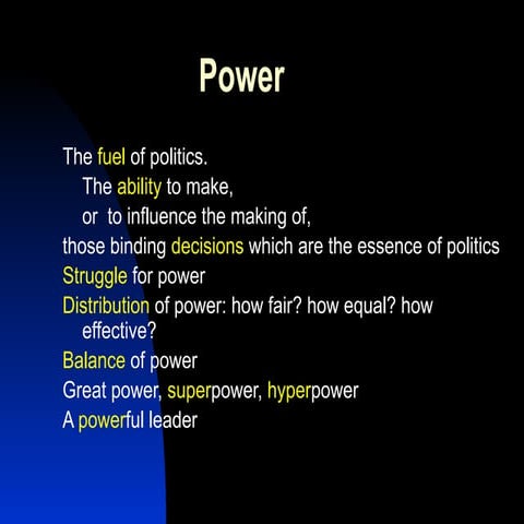 Module 3: POWER | PPTX