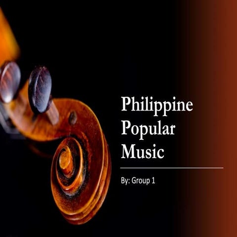 Philippine Popular Music | PPTX