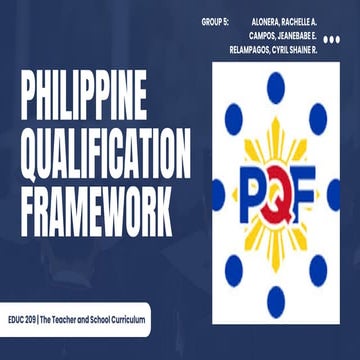 The philippine qualification framework | PPTX