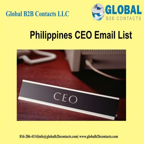 Philippines CEO email list | PPTX