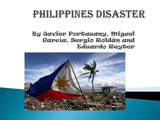 Disasters in the Philippines | PPTX
