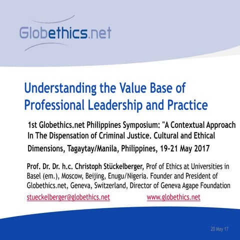 Ethics and Professional Leadership | PPTX