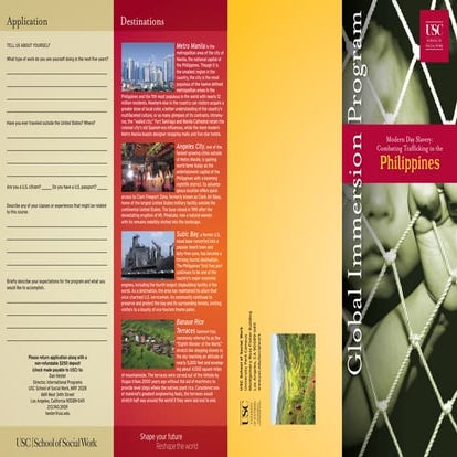 Philippines immersion program brochure | PDF