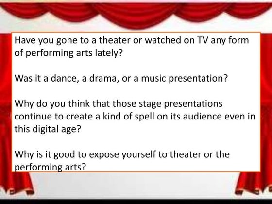 MUSIC & ARTS: Theater Arts in Southeast Asia | PPT