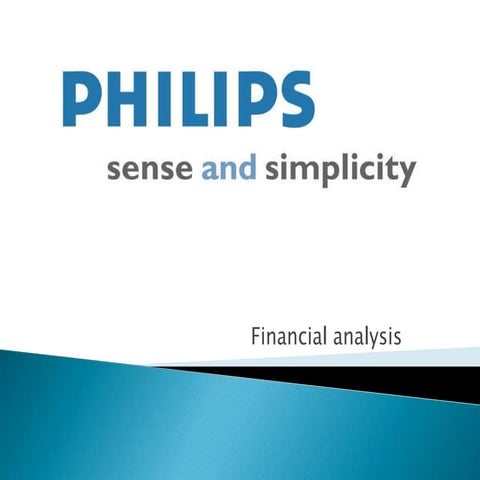 Philips financial analysis | PPTX