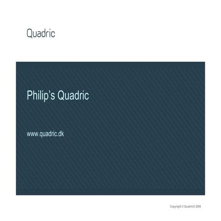 Philips’ Quadric | PDF | Business | Business and Finance