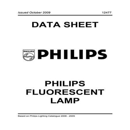 Philips fluorescent lamp | PDF