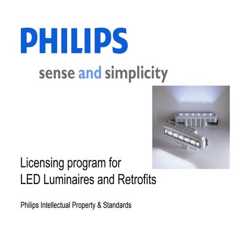 Licensing program for LED Luminaires and Retrofits | PDF
